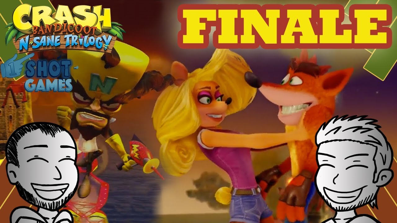 1ShotPlays - Crash Bandicoot N. Sane Trilogy Finale - Victory! - YouTube