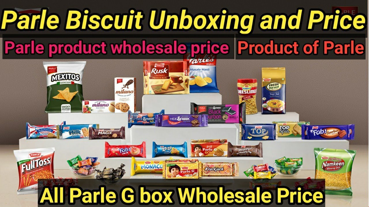 Parle biscuit unboxing and price | Parle product wholesale price ...