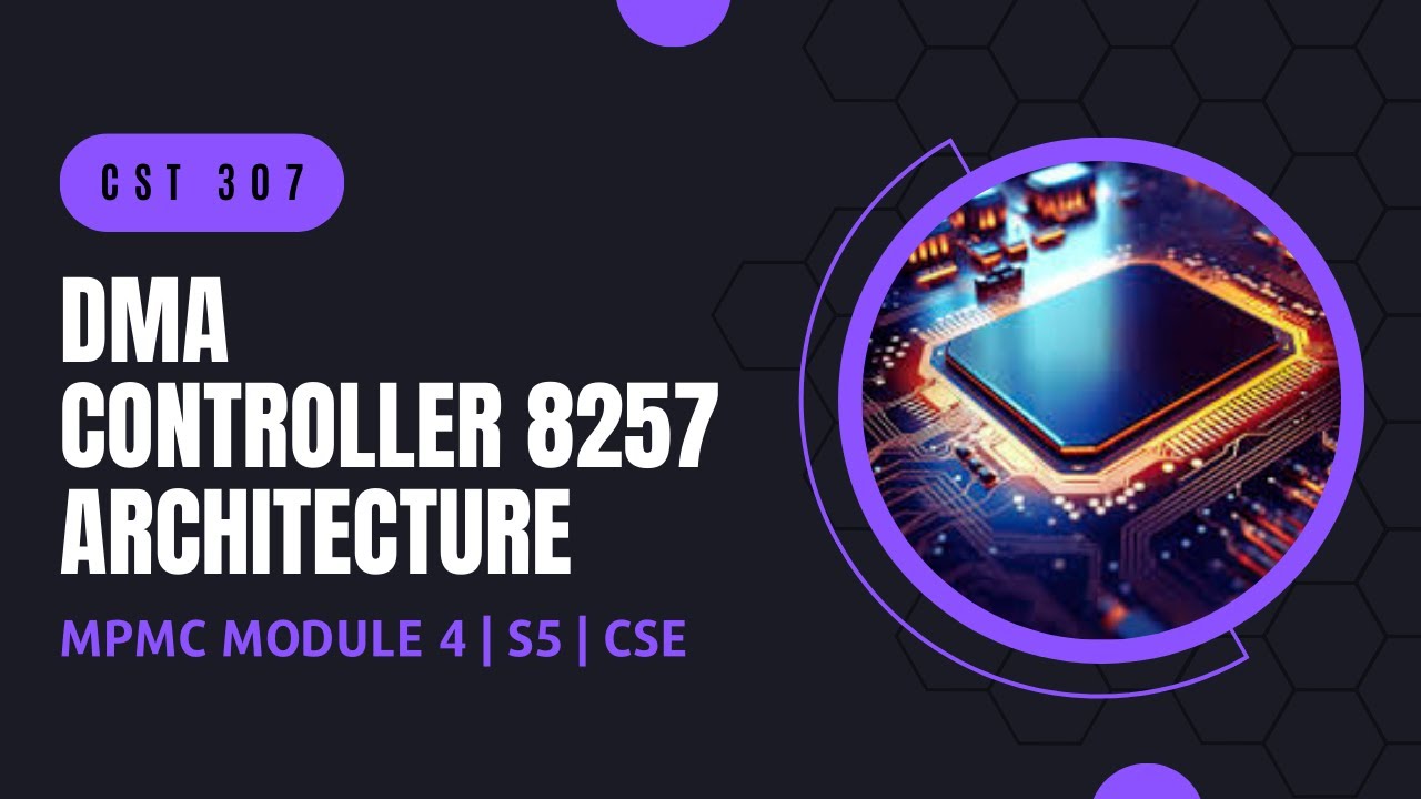 DMA Controller 8257: Architecture, Registers | CST307 | MPMC MODULE 4 ...