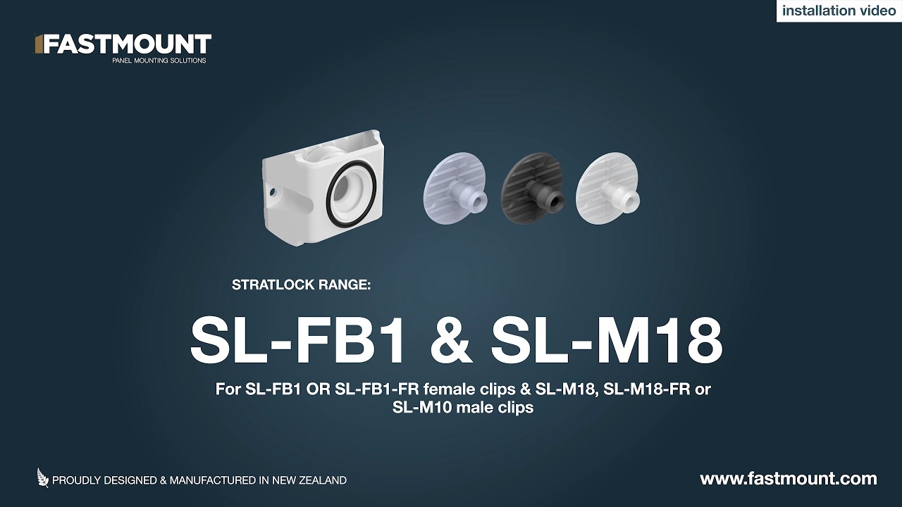 How to Install the SL-FB1 and SL-FB1-FR with Stratlock Clips - YouTube