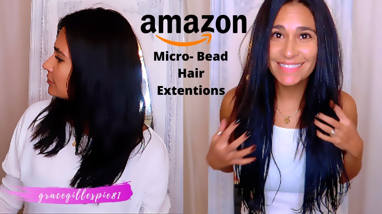Microlink Extensions on Natural Hair | Install & Tutorial | Grace Gillespie - YouTube