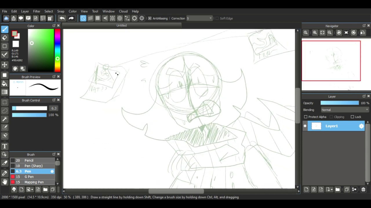 trevor garbo (got damn smile for me speedpaint) - YouTube