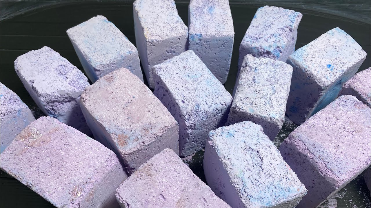 Blocks Purple Chalk ~ collab with @experimentbinduasmr ~ enjoy 💜 - YouTube