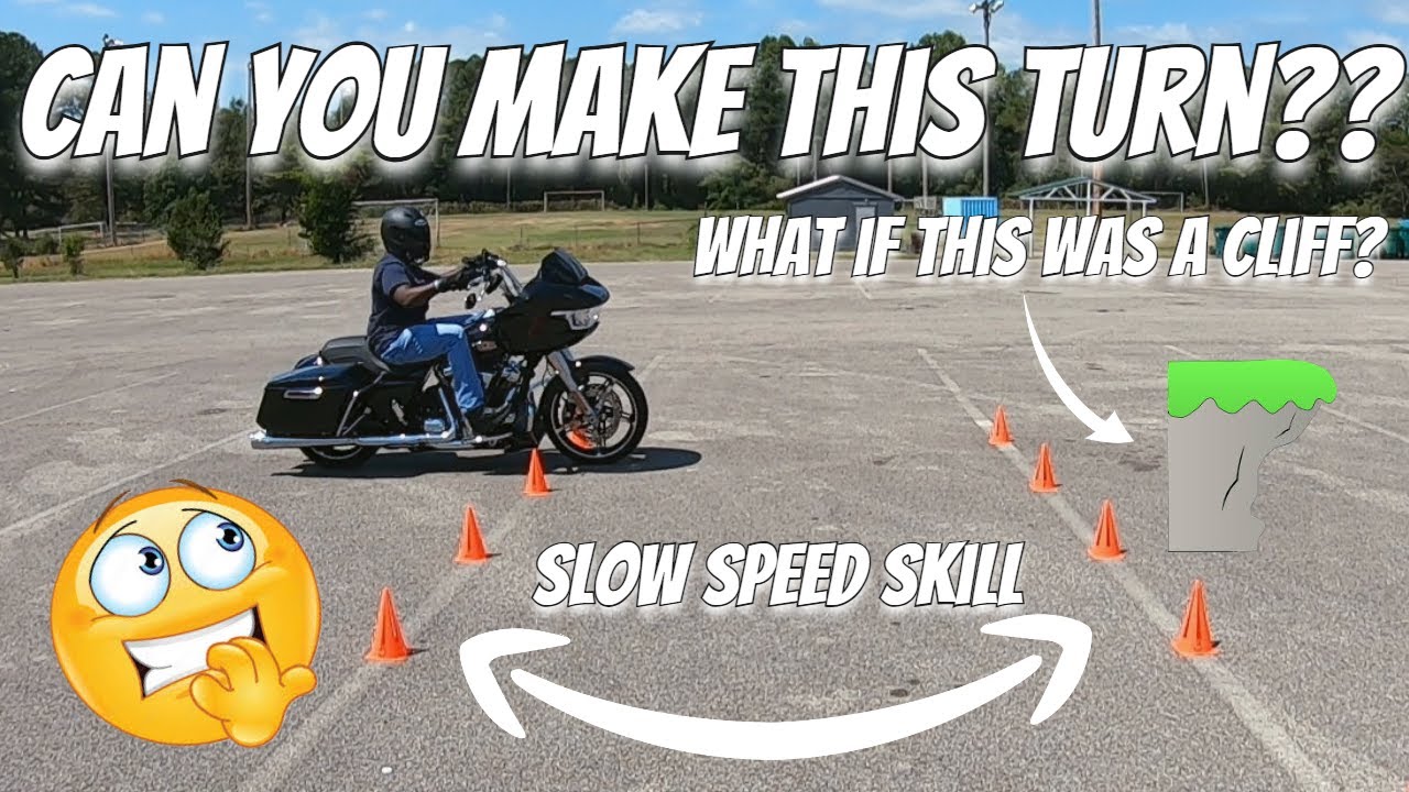 Slow Speed Motorcycle Turning Skills| Sharpen Your Left and Right Turns ...
