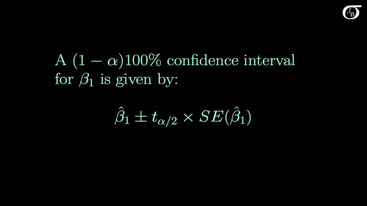 Inference on the Slope (The Formulas) - YouTube
