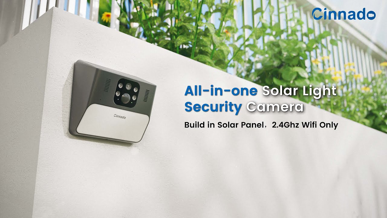 Cinnado S2 2K Wireless Solar Camera | AI Motion Detection | Waterproof ...