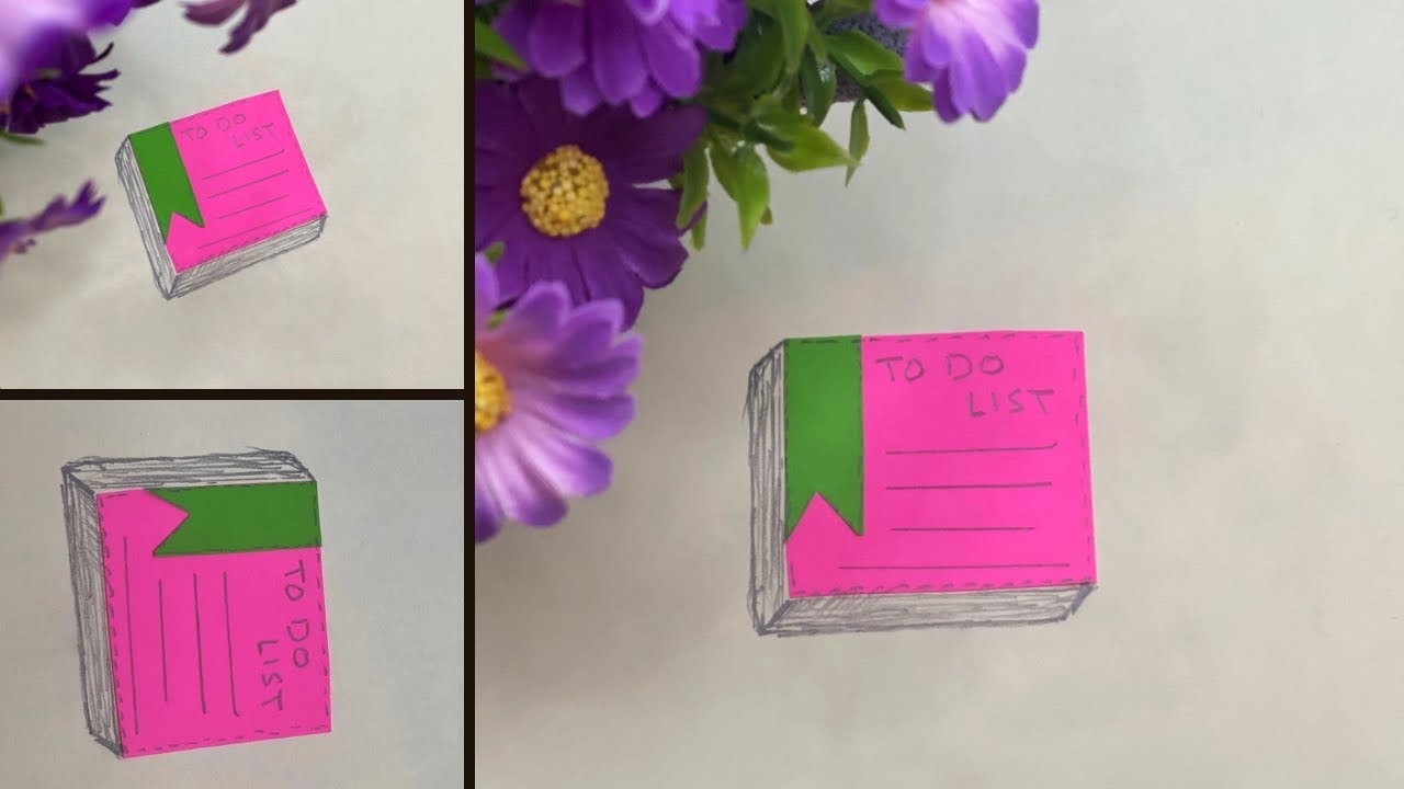 Paper notes ideas/How to make CUTE PAPER NOTES for your NOTEBOOK - YouTube