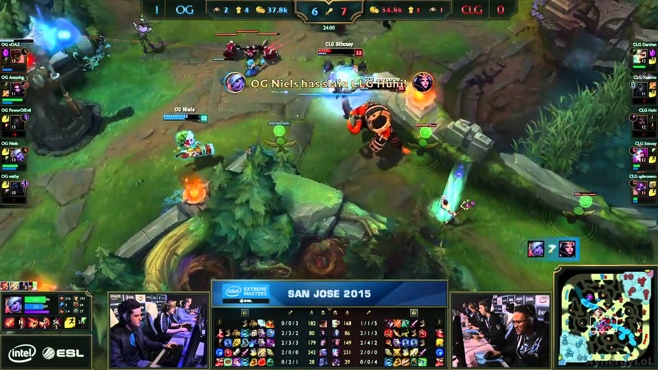 CLG fails everywhere vs Origen - Game 2 - IEM San Jose 2015 - League of Legends - YouTube