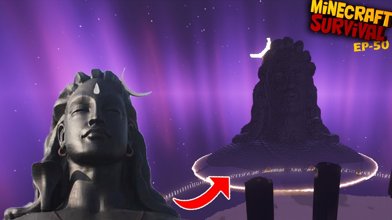 I Build LORD SHIVA in Minecraft survival EP -50 💖 - YouTube