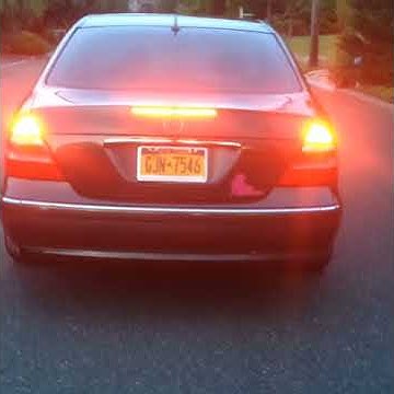 Mercedes-Benz W211 E500 (Exhaust Cutouts + X Pipe) - YouTube
