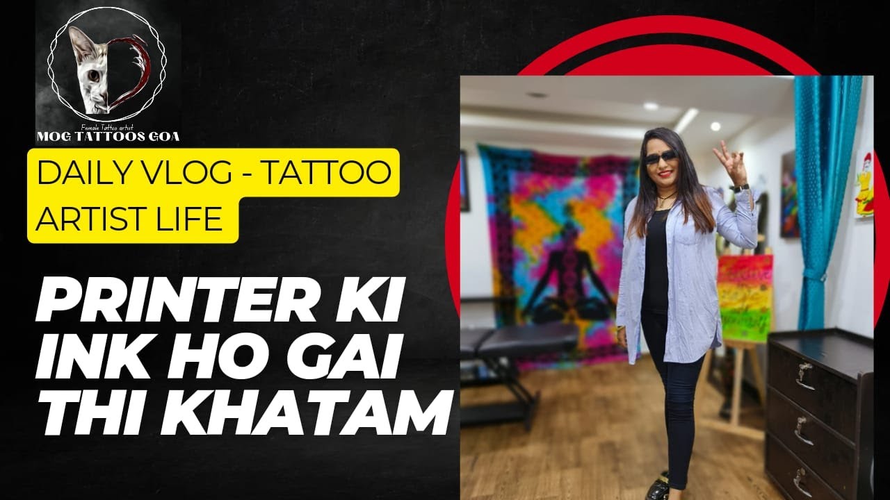 Printer Ink Got Over | Ink Refilling | Tattoo Artist Life - YouTube