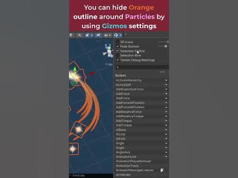 How to Disable Box Outline of a Particle system in Unity - YouTube
