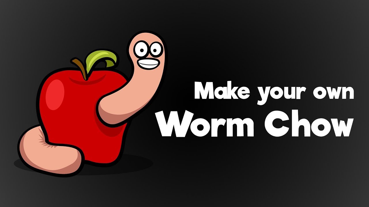Worm Chow - Make your own! - YouTube