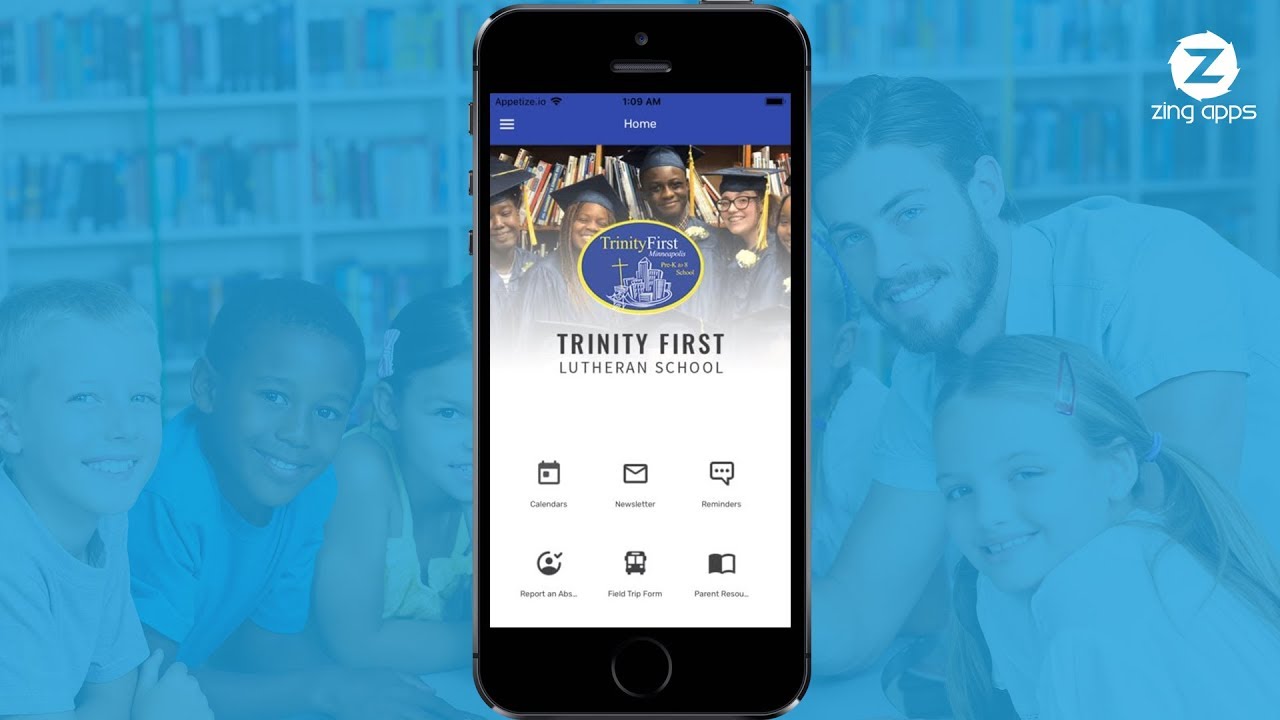 Trinity First Lutheran School App - YouTube