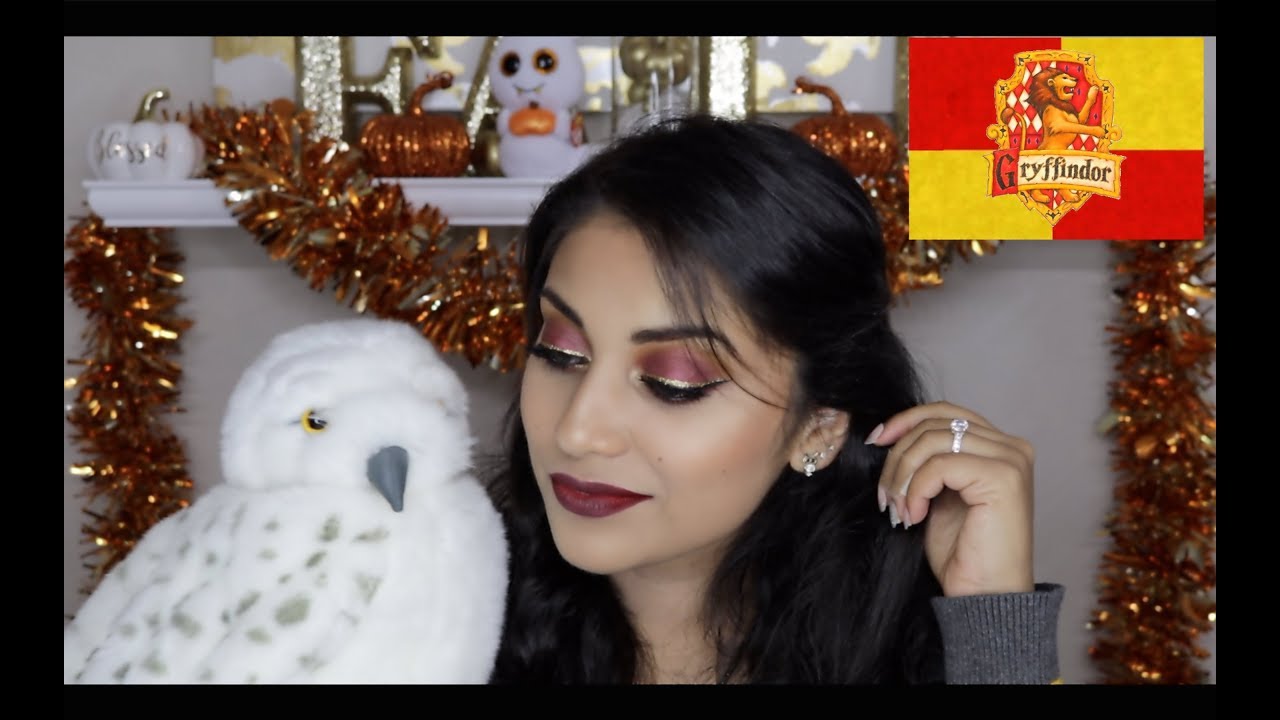 Gryffindor House of Hogwarts - Makeup Tutorial! - YouTube