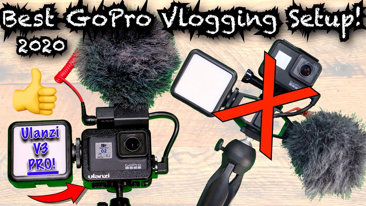 Best GoPro Hero 7 Vlogging setup. Ulanzi V3 PRO aluminum case and VL49 ...