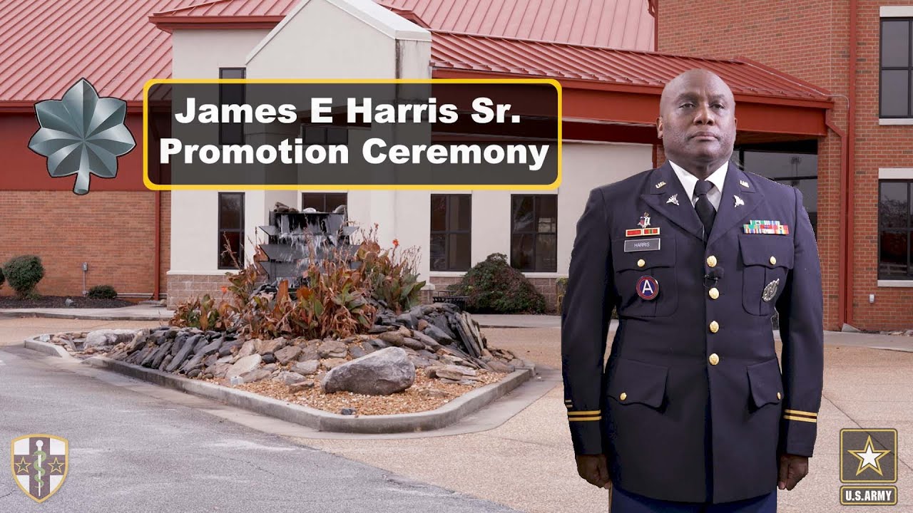 U.S. Army Reserve Promotion James E. Harris Sr. - YouTube