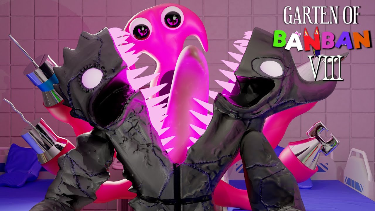Garten of Banban 8 - ALL NEW BOSSES + DOORS Floor 2 (Gameplay #65 ...