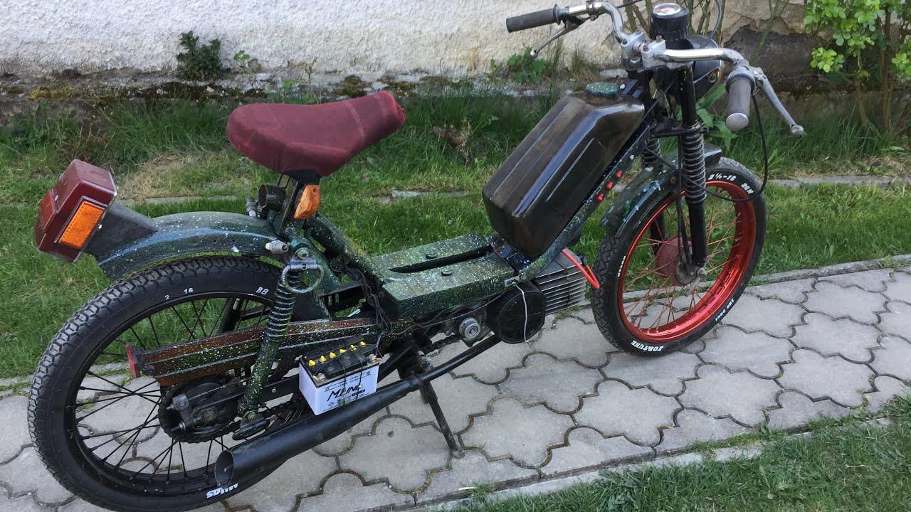 Babetta Cafe Racer //90% hotová/ posledná úprava pred jazdou - YouTube