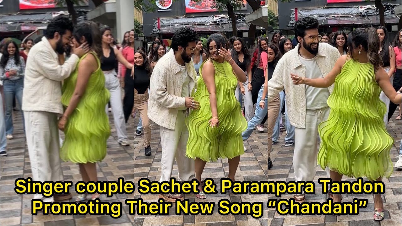 Indian Best Couple Singer Sachet & Parampara Tandon Promoting Their New ...
