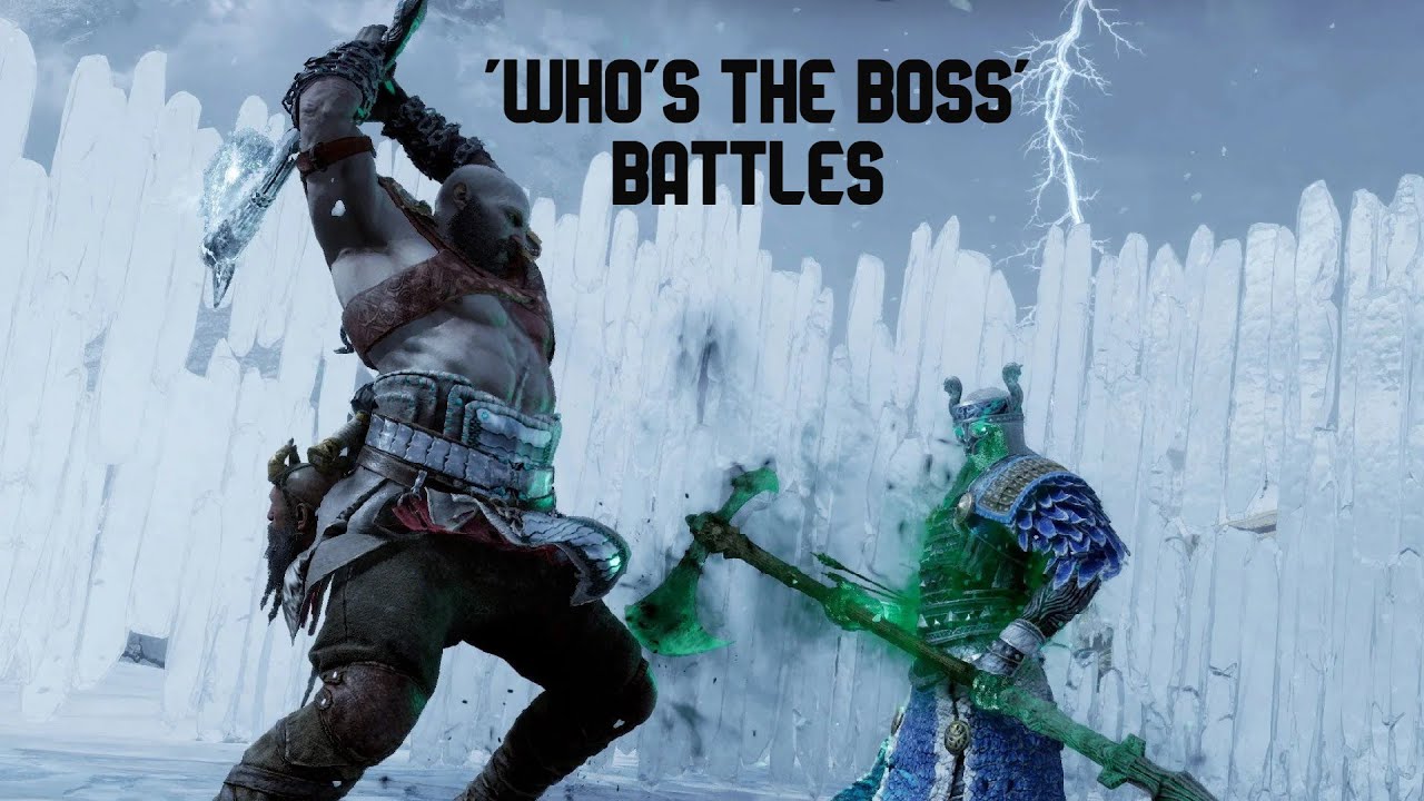 'Who's the boss' Battles - GoW Ragnarok Beserker fights (No mercy ...