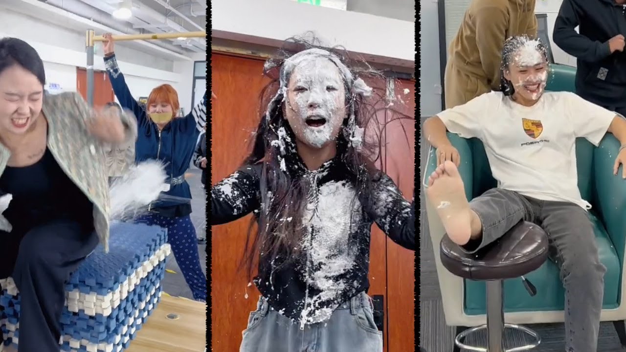 TikTok Pie in the face [ loser gets pied in the face challenge ] Part 3 ...