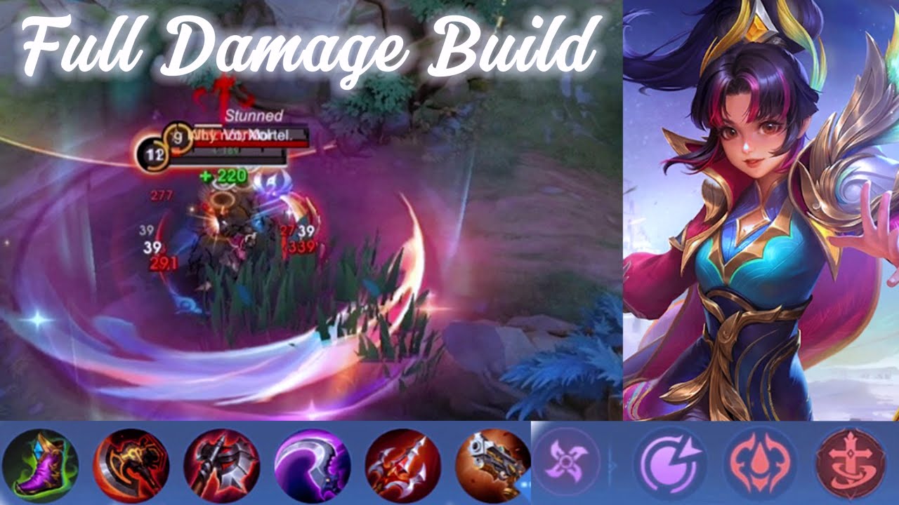GAMEPLAY RUBY COLLECTOR SKIN FULL DAMAGE BUILD ~ MOBILE LEGENDS - YouTube