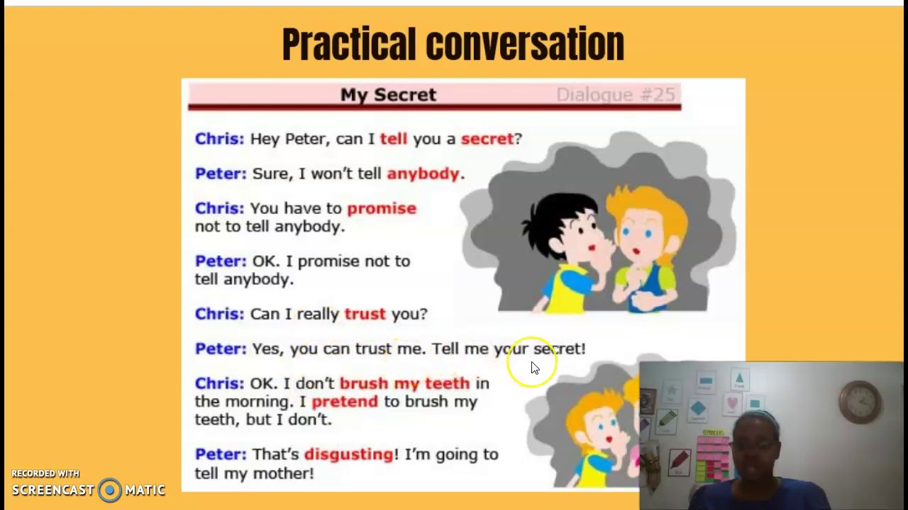 Reading class / practical conversation - YouTube