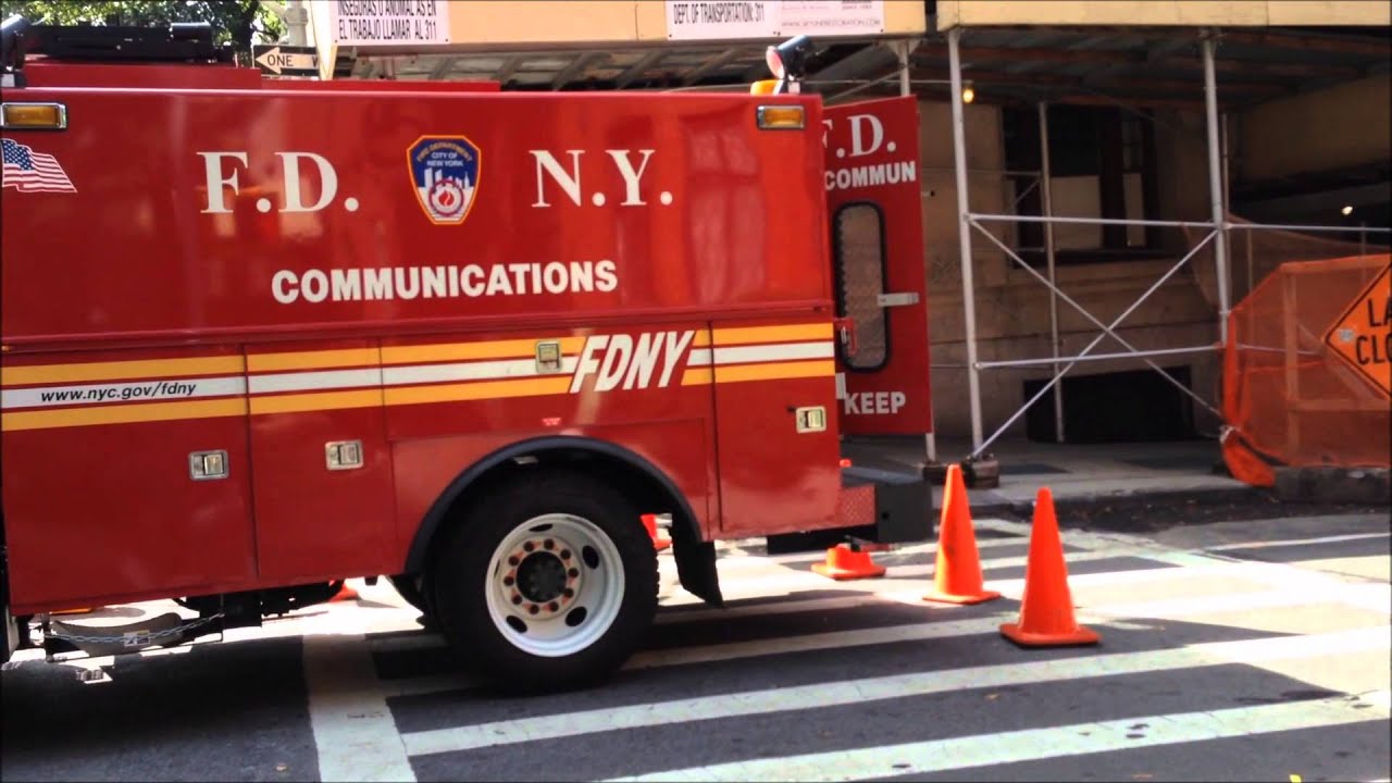 EXCLUSIVE CATCH! BRAND NEW FDNY COMMUNICATIONS TRUCK ON W. 78TH ST. ON ...