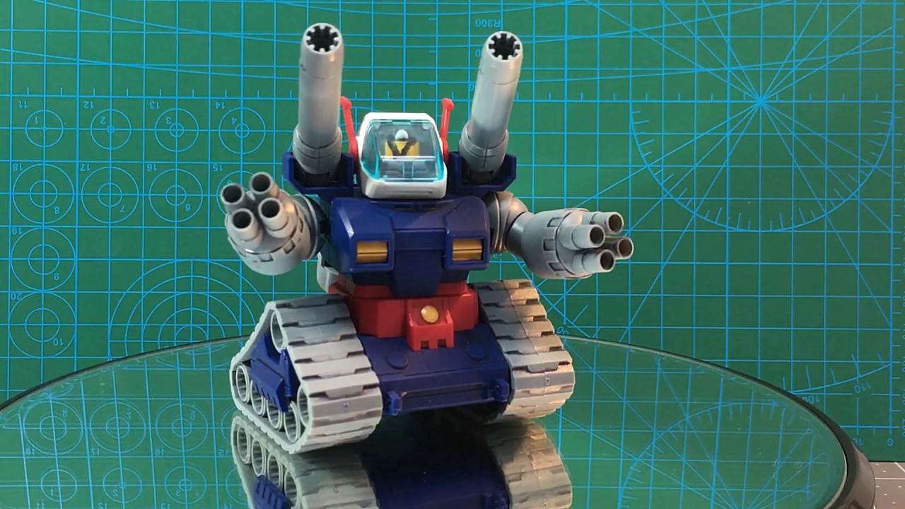Gundam - Guntank SD - Gunpla Time Lapse (complete build) - YouTube
