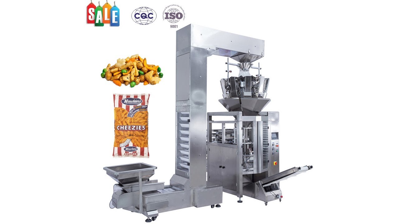 Vertical form fill sealing machine - YouTube