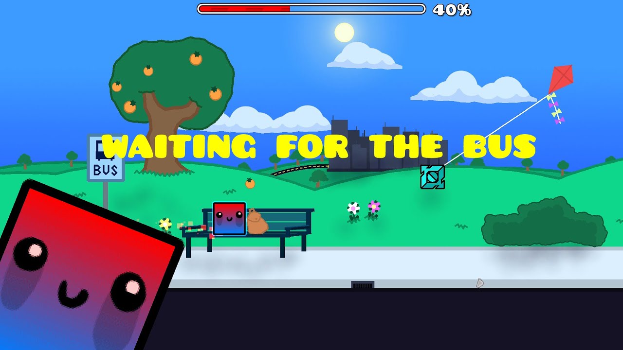 Waiting For The Bus By: Lake 100% | Geometry Dash (2.11) - YouTube