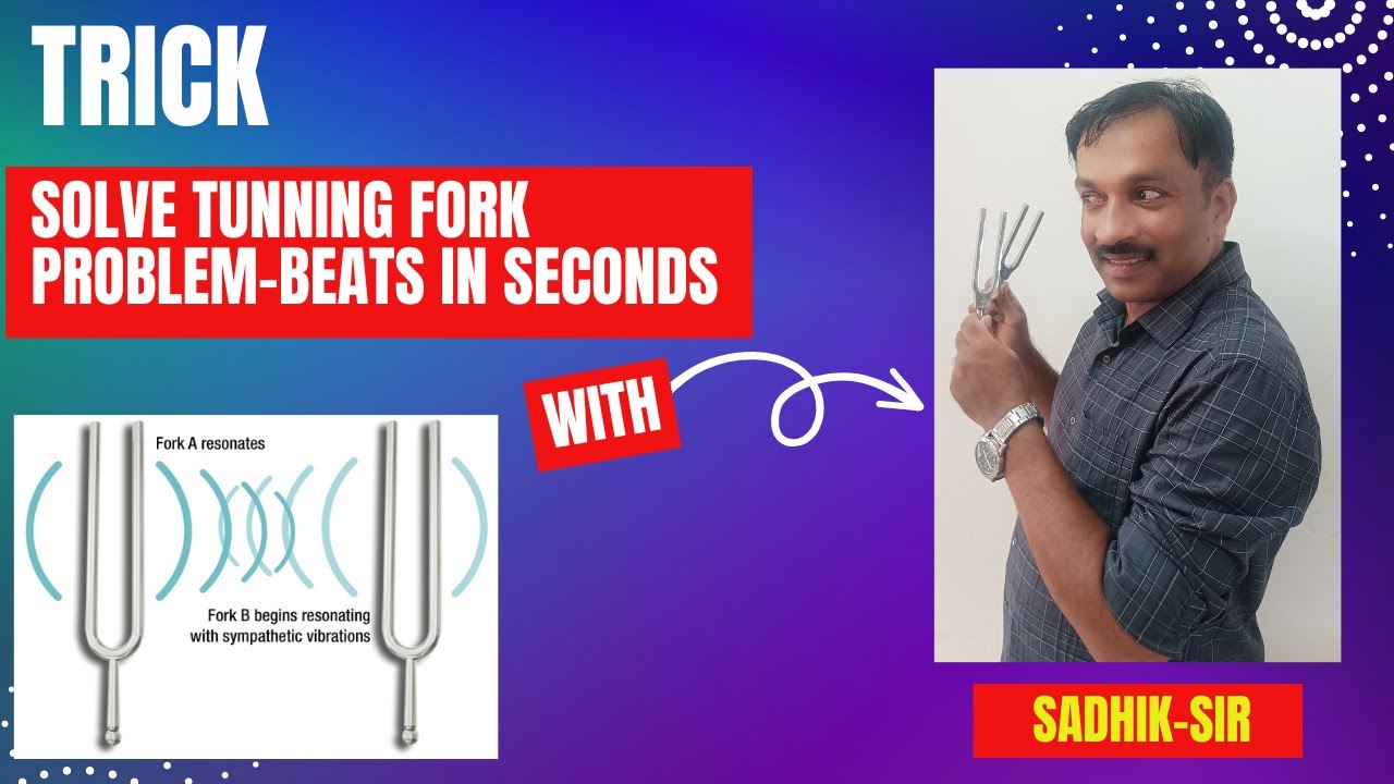 TRICK-SOLVE TUNING FORK Problems in Seconds. - YouTube