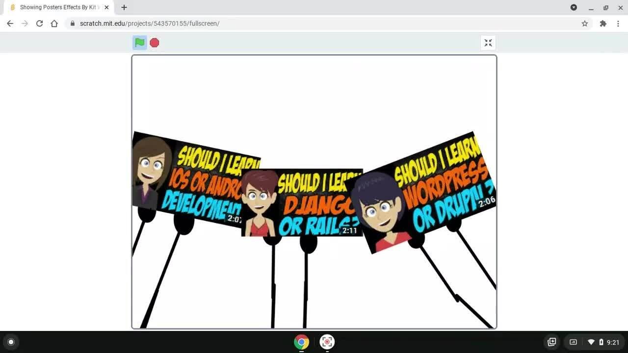 Showing Posters Effects By Kit Weeks On Vyond Editions Once - YouTube