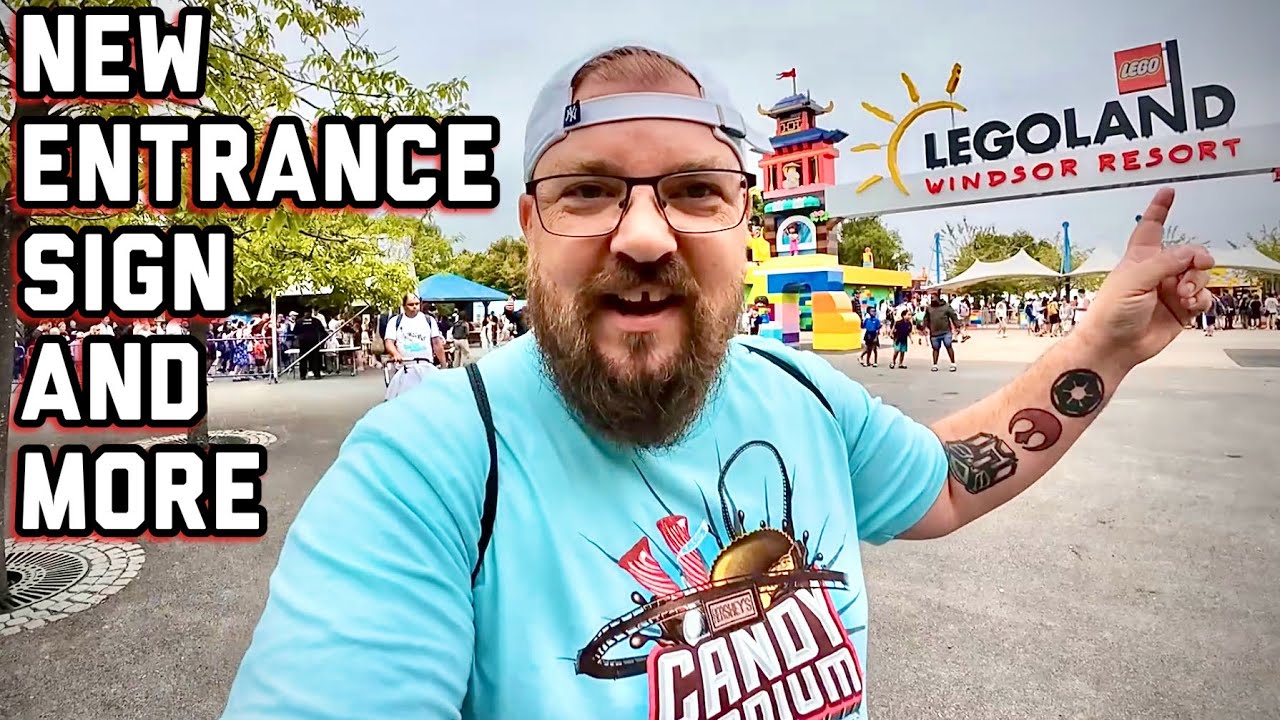 LEGOLAND Windsor Resort | NEW Entrance Sign & More - YouTube