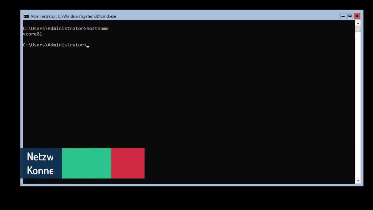 Die optimale Windows Server 2016 Core Installation ...