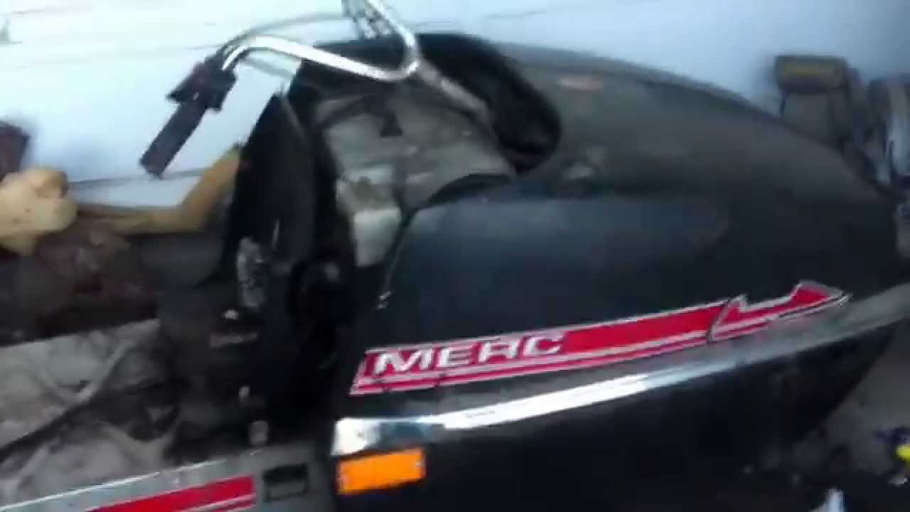 1974 mercury 440 max snowmobile restoration project - YouTube