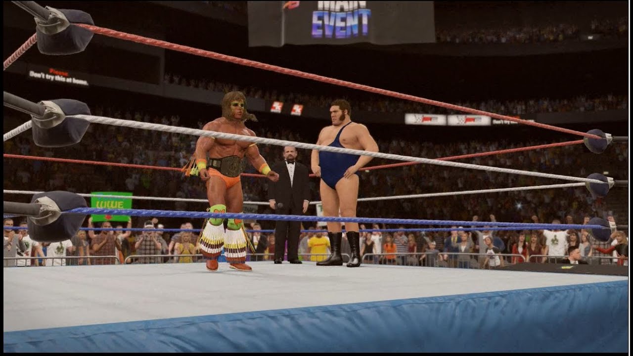 WWE 2K15 - Ultimate Warrior vs. Andre the Giant - IC Championship ...