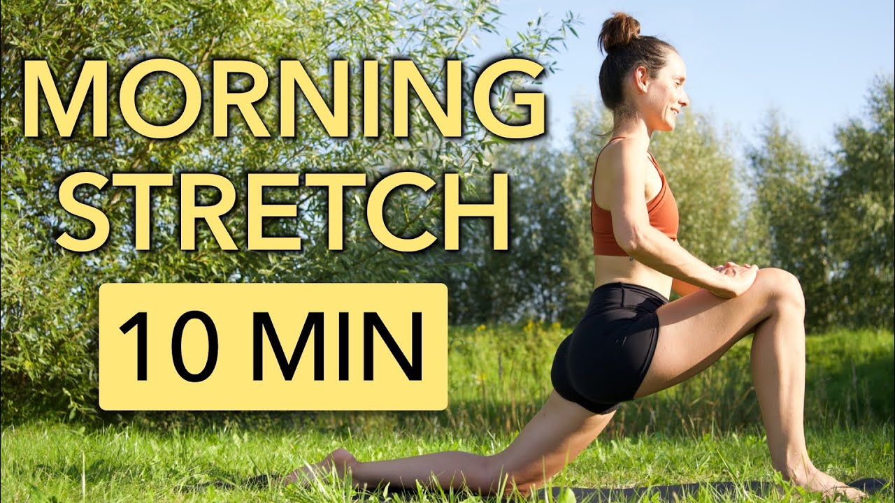 10 MIN MORNING YOGA FULL BODY STRETCH FOR BEGINNERS - FOLLOW ALONG ...