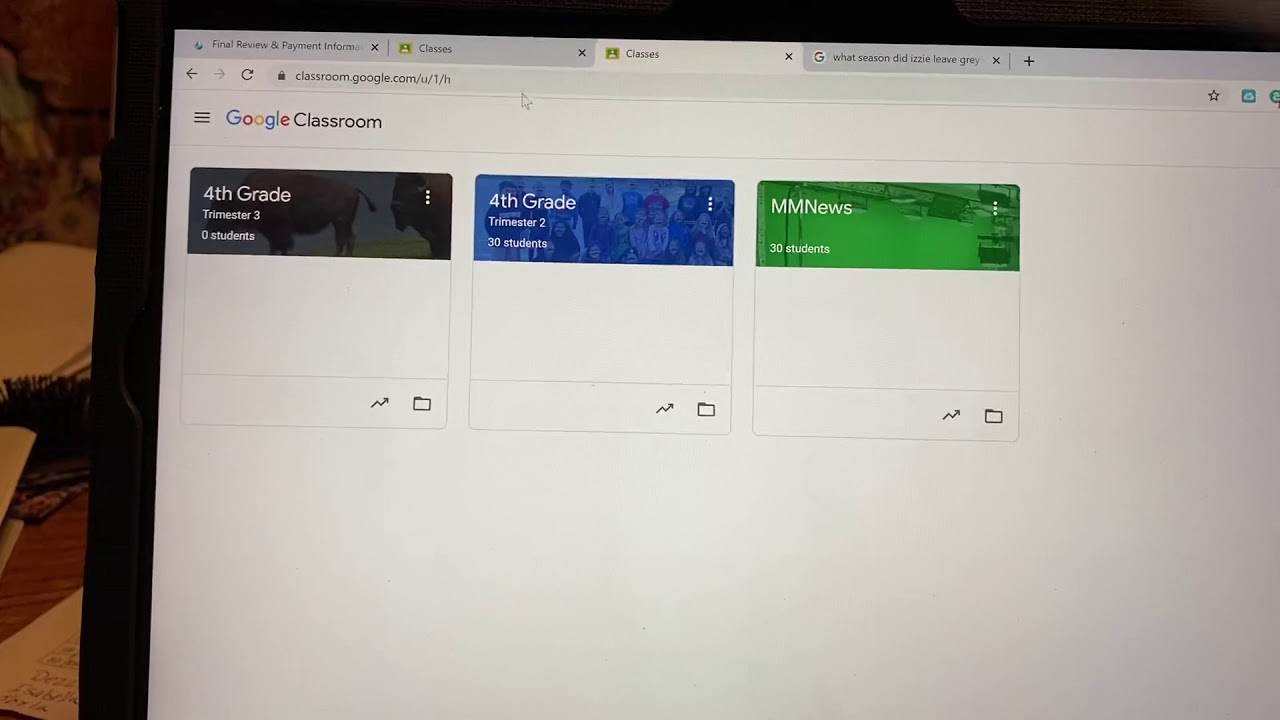 Our new virtual google classroom instructions - YouTube