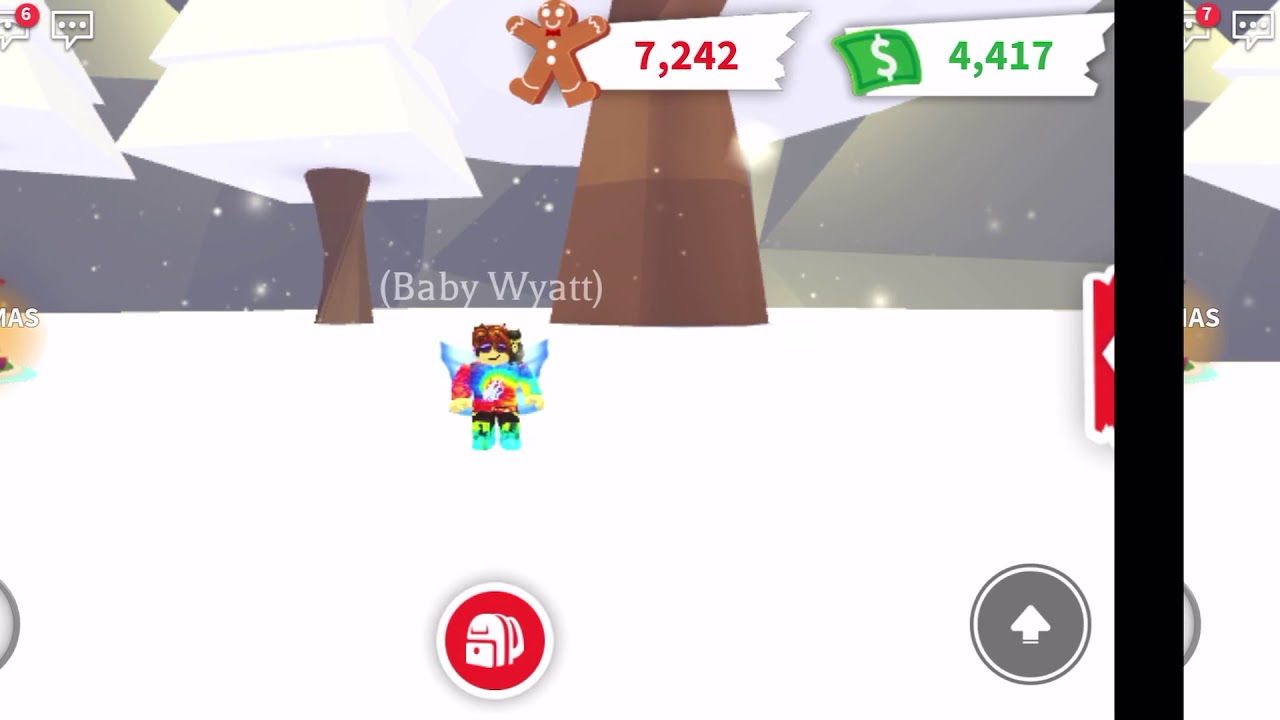 My Roblox Adopt Me Character In Rainbow Form - YouTube