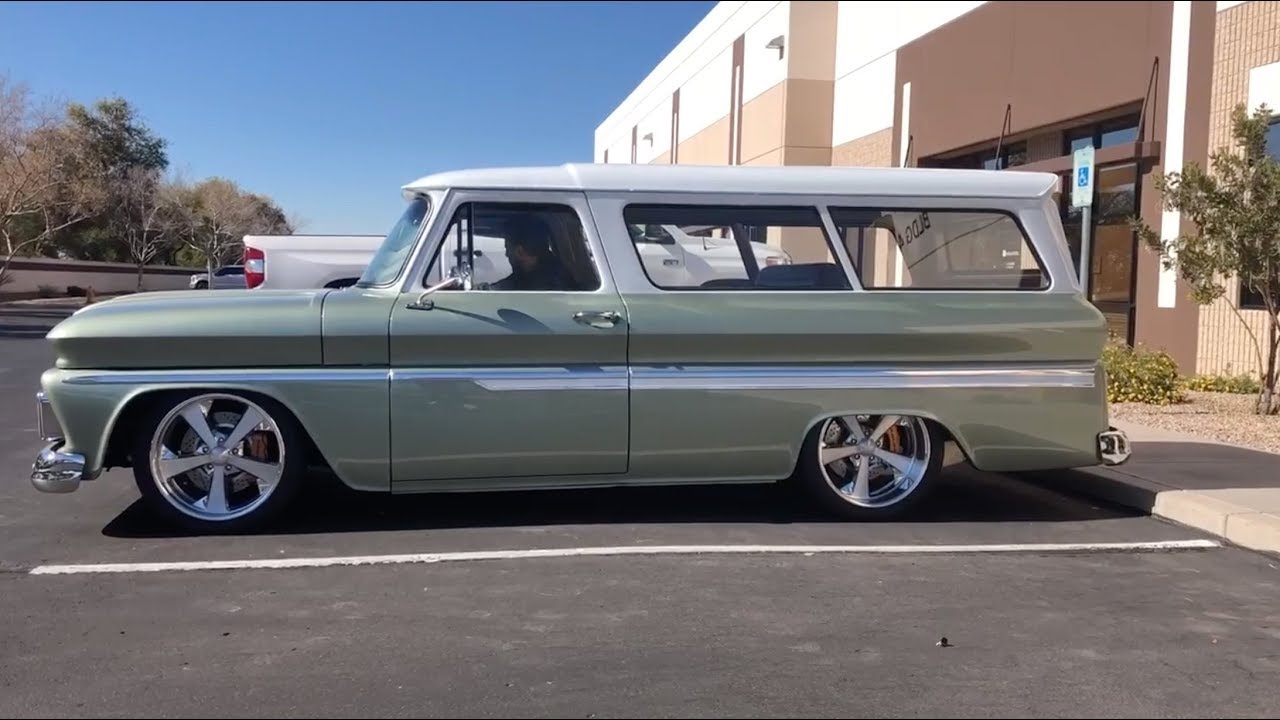 600 HP Turbo 6.0 LS - '64 C10 Suburban Ride Along - YouTube