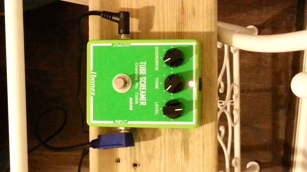 TUBE SCREAMER TS808 CLONE - YouTube