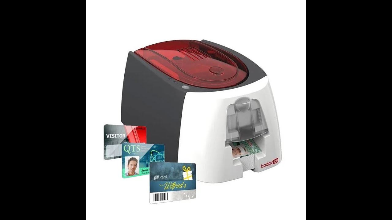 Economical Evolis Badgy100 Id Card Printer Single/dual-sided Option Pvc ...