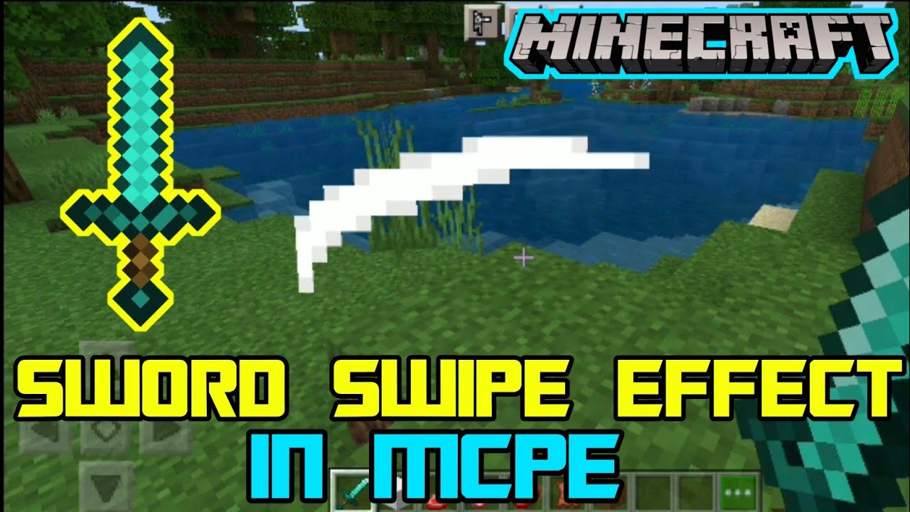 Sword Swipe Effect In Mincecarft PE 🤩 | Java Edition Addon | MCPE | In ...