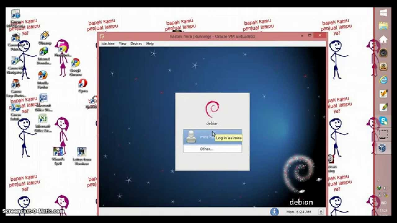 Cara Instalasi Debian 6 Menggunakan Virtual Box - YouTube