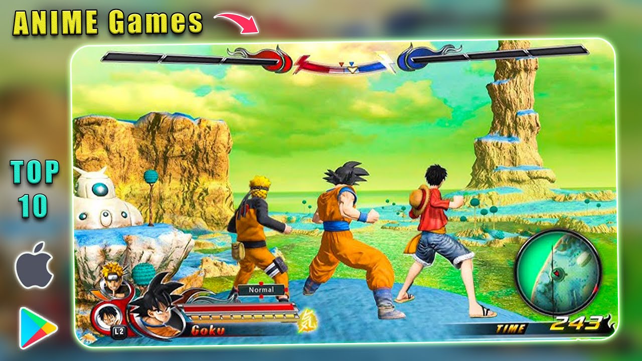 TOP 10 Best ANIME GAMES for ANDROID/IOS in 2024 - YouTube
