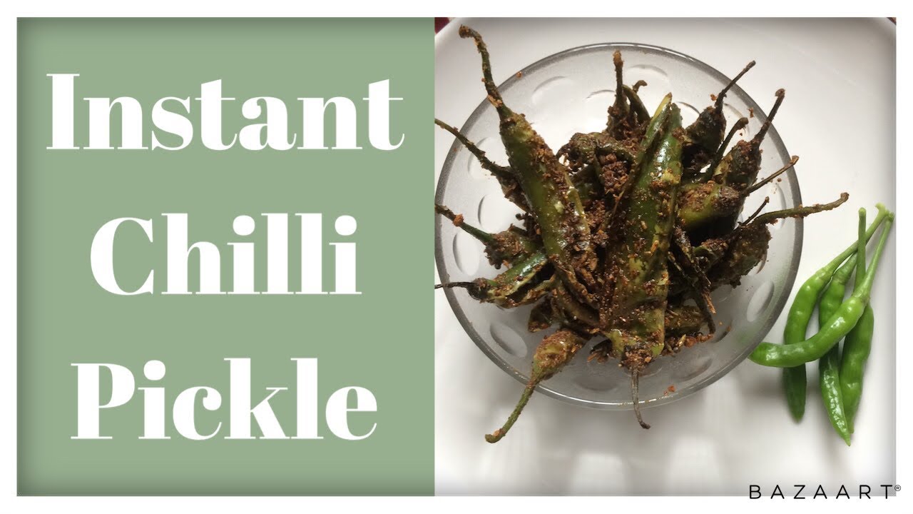 Instant Chilli Pickle|5 mintues recipe|Quick n easy pickle|# ...