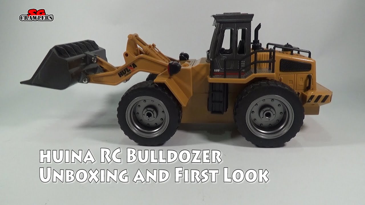 HuiNa Toys1520 Six Channel 1/14RC Metal Bulldozer Charging RC Car Toy ...