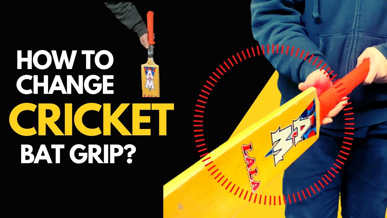 HOW DO YOU PUT A CRICKET BAT GRIP ON WITHOUT A CONE? 🏏 | VLOG 09 - YouTube